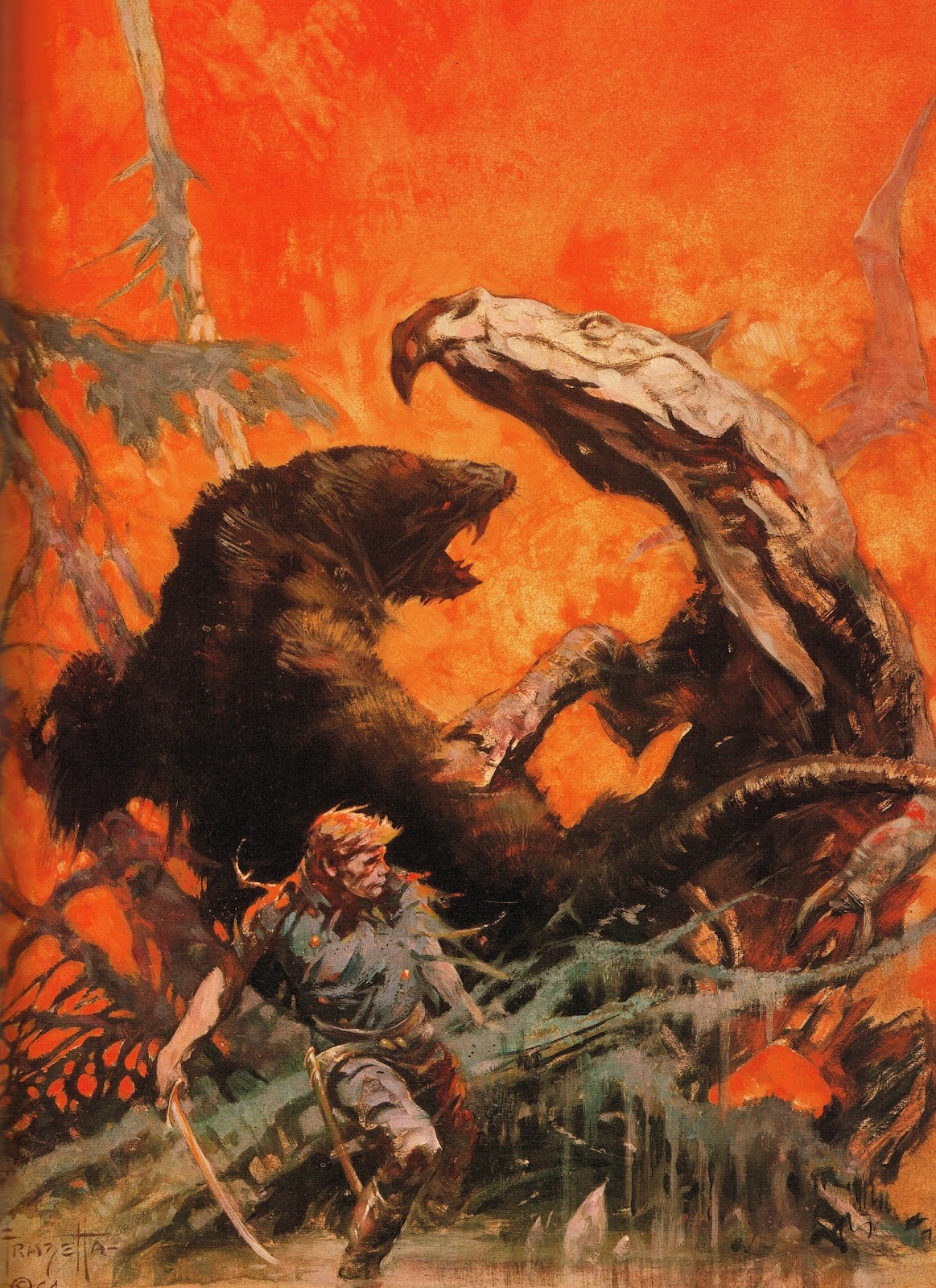 Cap'n's Comics: Gulliver of Mars by Frank Frazetta