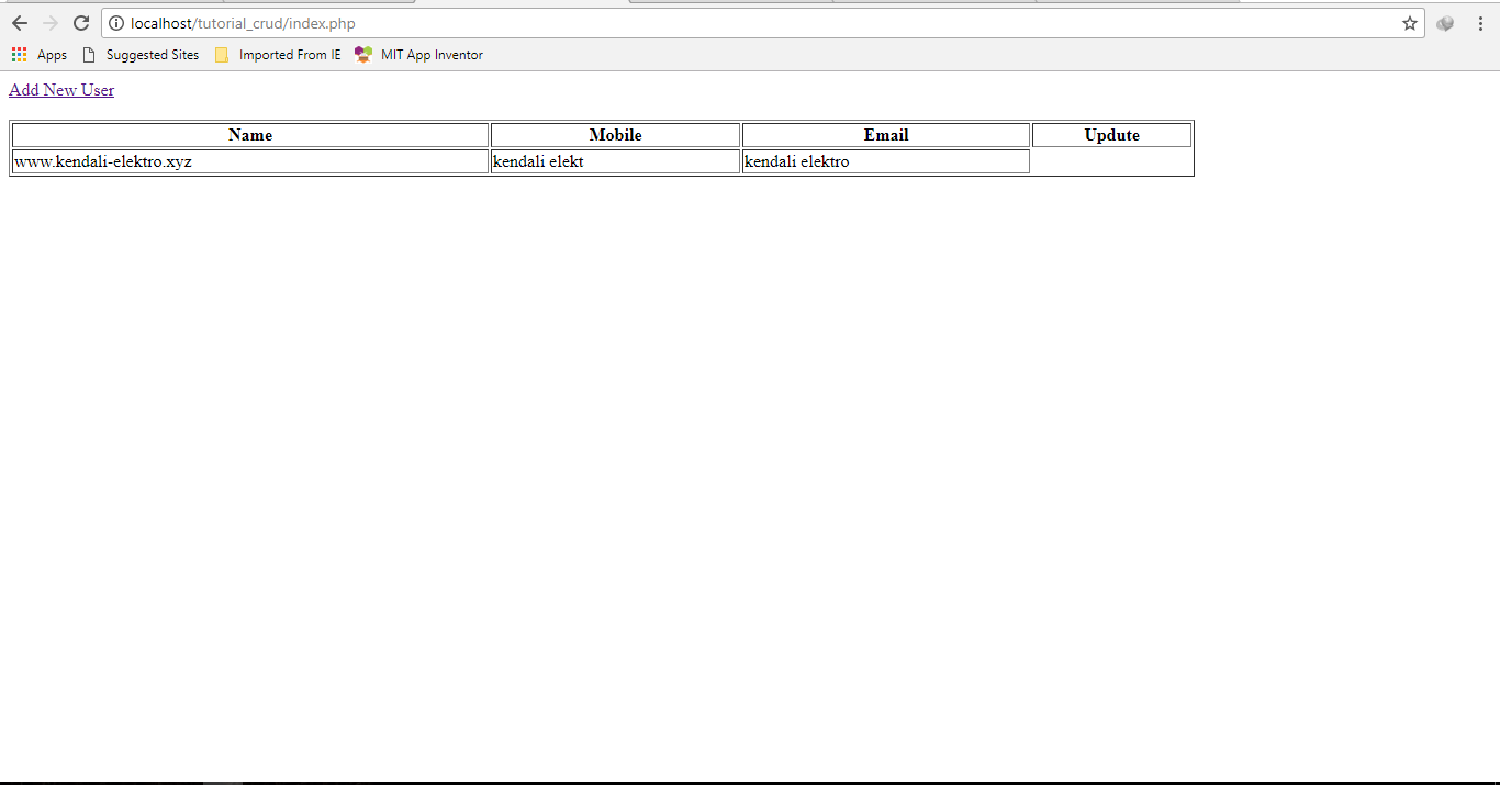 Cara Membuat Web CRUD dengan PHP (Create) - Mikrokontroler dan Cloud Cara Membuat Web CRUD dengan PHP (Create) - Mikrokontroler dan Cloud