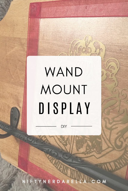 Wand Mount Display (for Harry Potter wands, etc.) — The Nifty Nerdarella