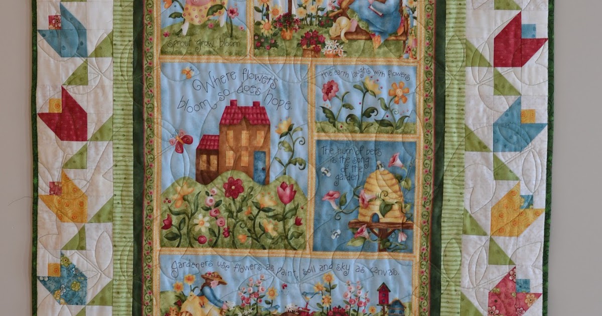 Spring Quilted Wall Hanging