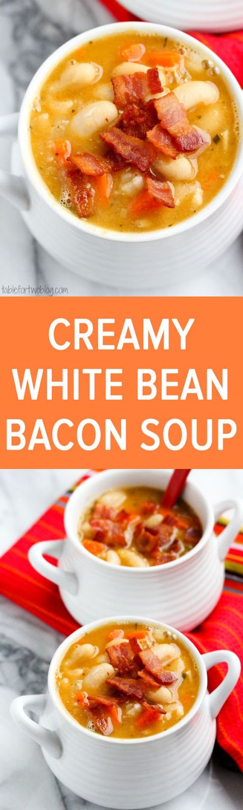 Creamy White Bean And Bacon Soup Recipe Girls Dishes