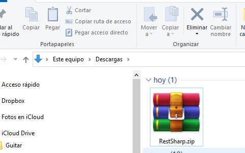 Agregar RestSharp sin tener que instalar las Nuget en framework ...