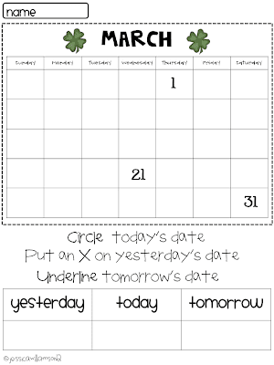 Welcome to Room 36!: Calendar Math