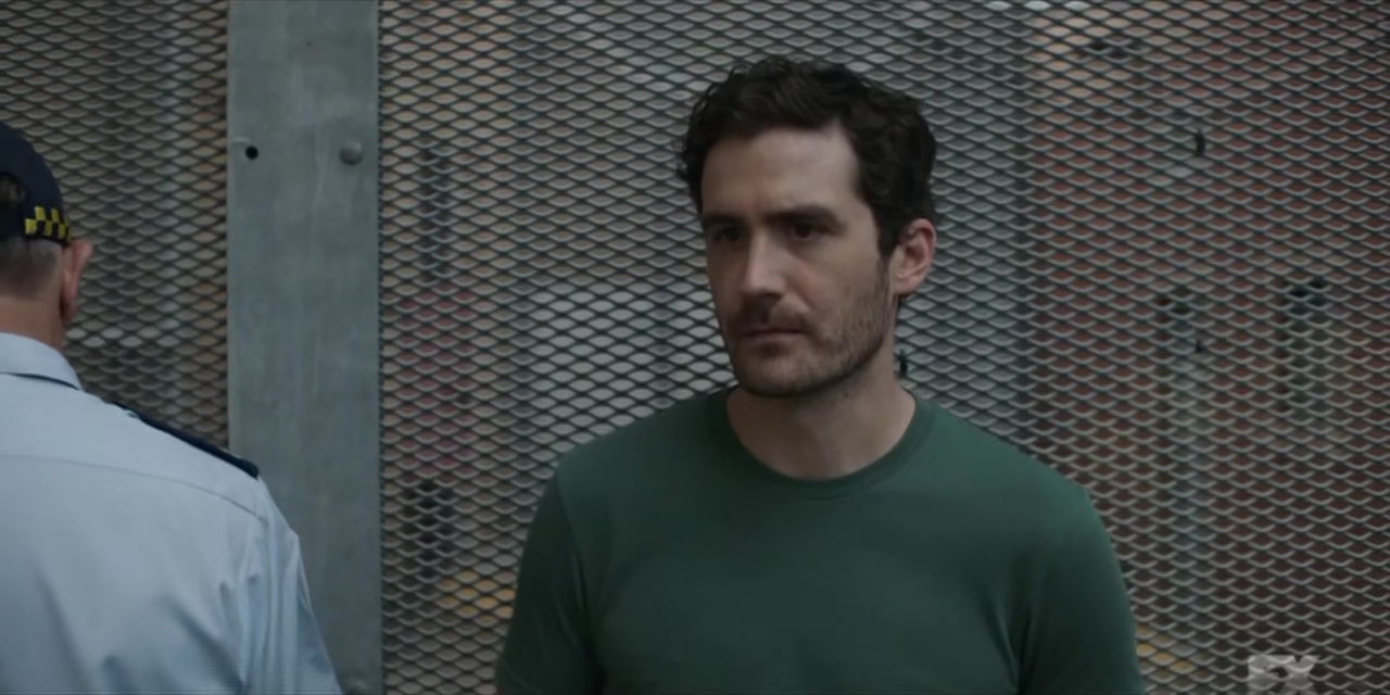 ausCAPS: Sam Cotton shirtless in Mr Inbetween 3-01 "Coulda Shoulda"