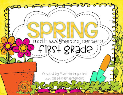 Spring Centers for First Grade - Miss Kindergarten