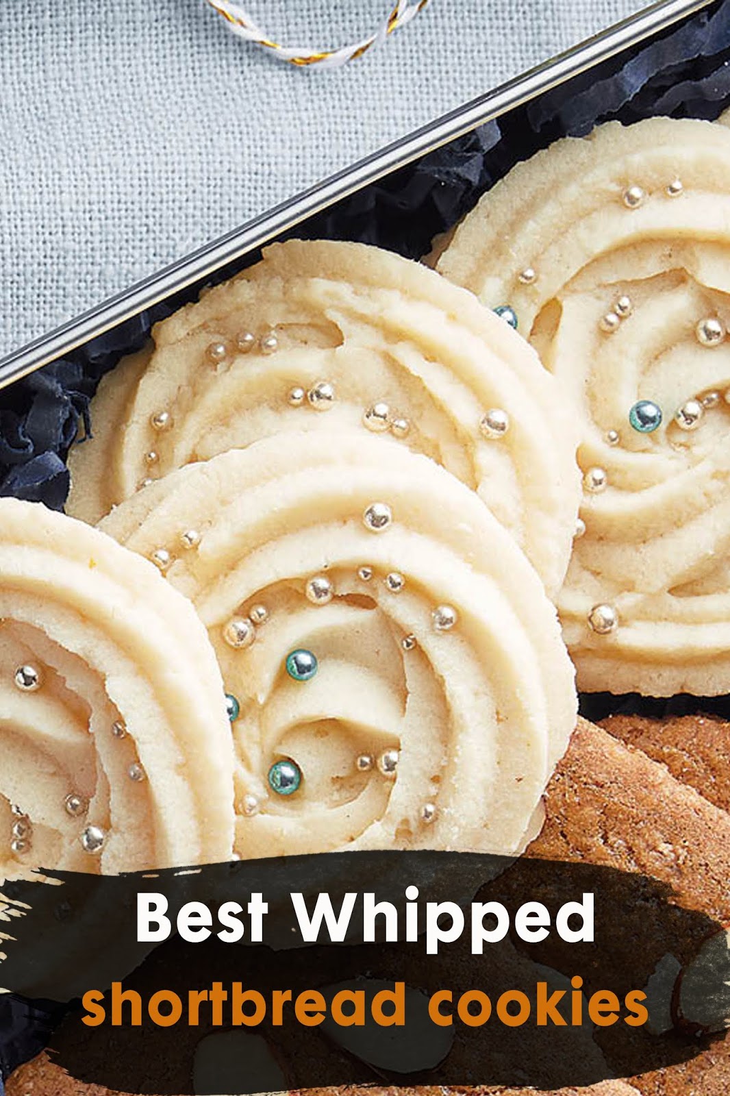 Best Whipped shortbread cookies - Baste steff