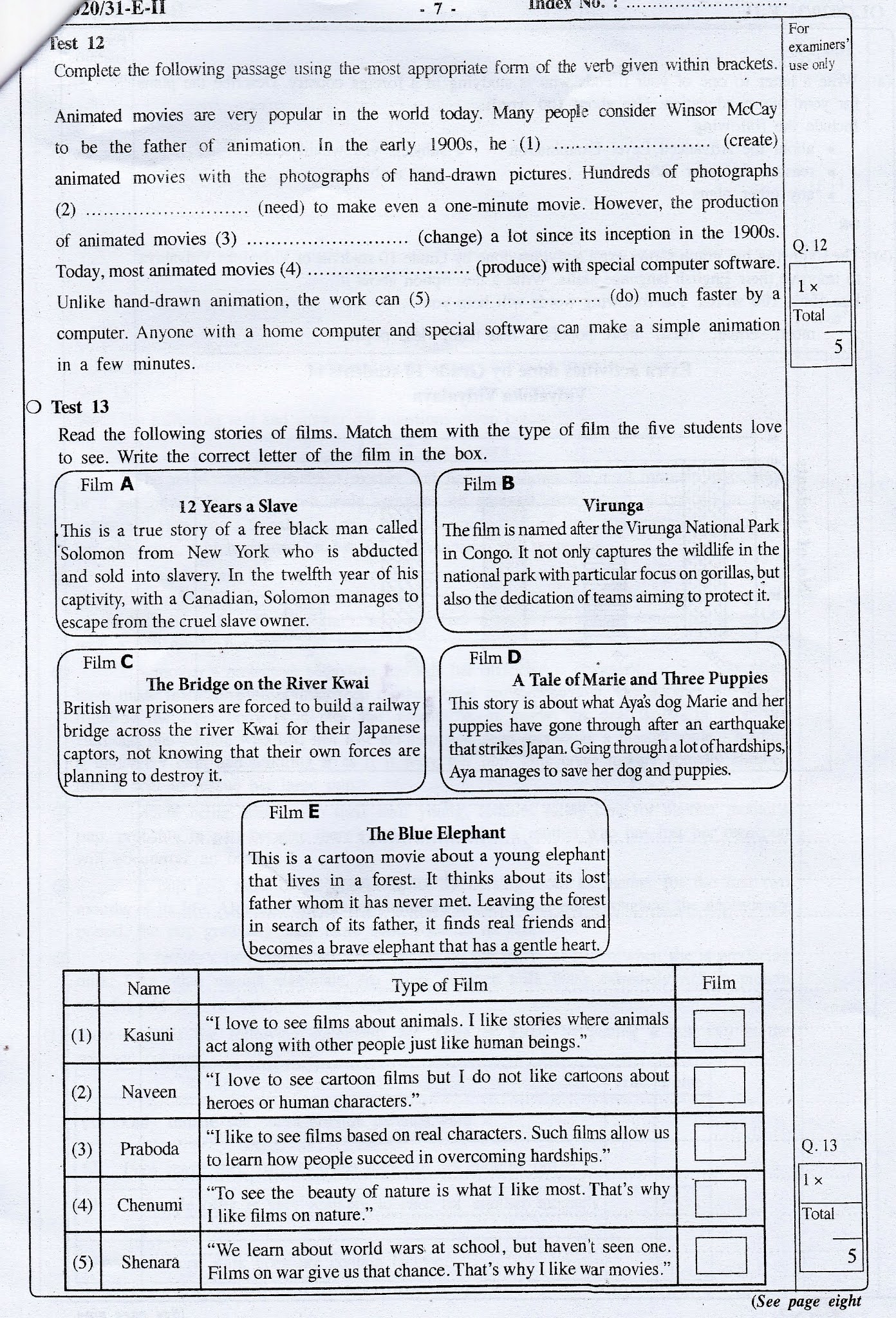English Model Activities O/ L : OL 2020 NEW SYLLABUS ENGLISH PAPER