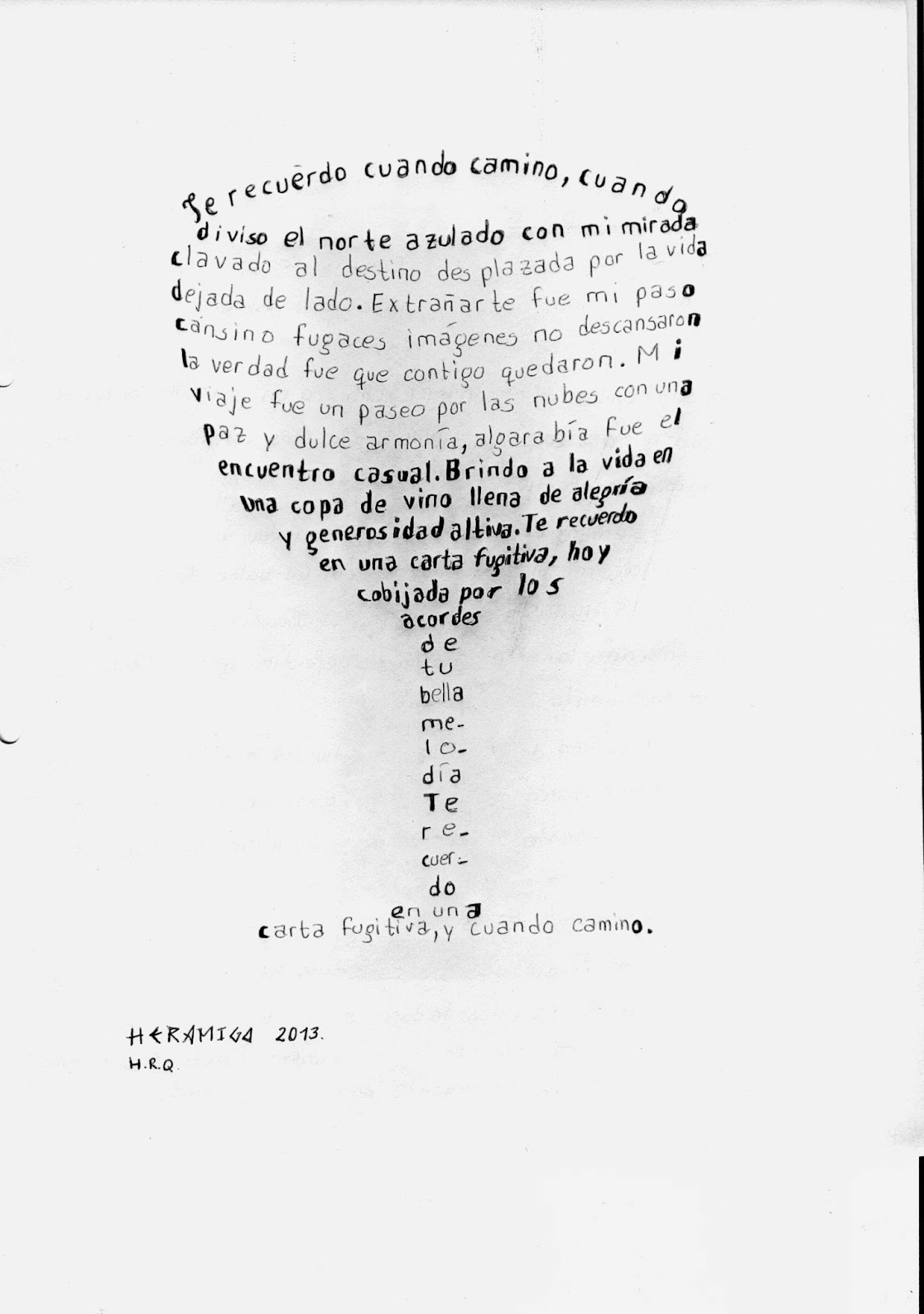 LANZARTE POESÍA VISUAL : CALIGRAMAS