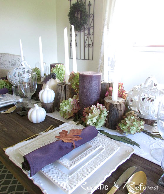 Woodsy & Rustic Fall Tablescape | Rustic & Refined