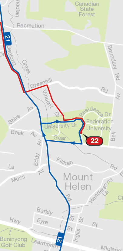 The Iron Road: New Ballarat bus timetables