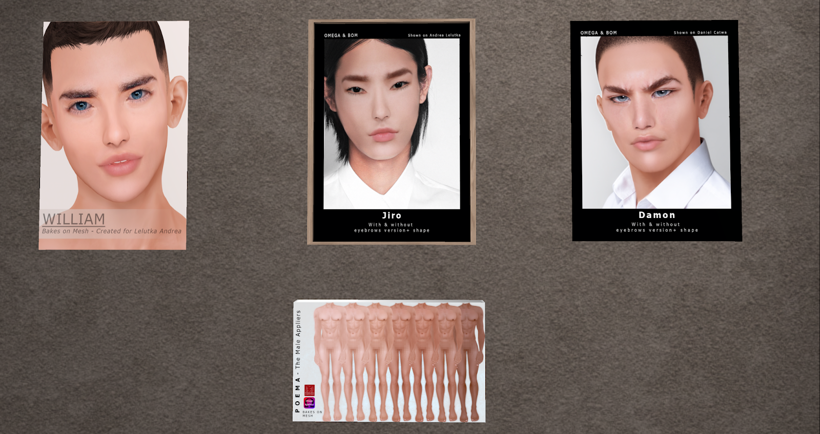 The *SK*[BoM]*IN* Project™: MALE BOM SKINS