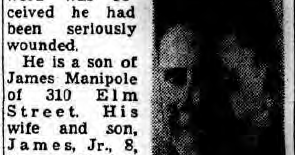 116th Infantry Regiment Roll of Honor: PFC James D. Manipole