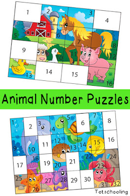 Zoo Animals Counting Mats | Totschooling - Toddler, Preschool ...