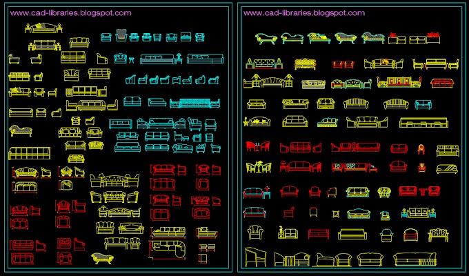 CAD Blocks Furniture 13