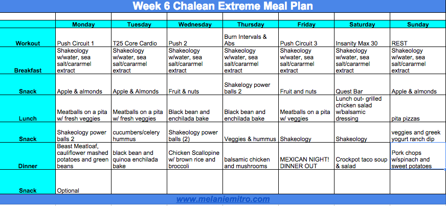 Committed To Get Fit Week 6 Chalean Extreme Meal Plan And Progress Update committed-to-get-fit-week-6-chalean-extreme-meal-plan-and-progress-update