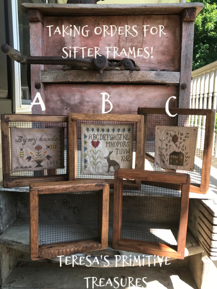 Teresa's Primitive Treasures: Sifter Frames