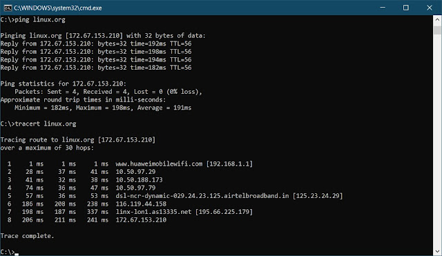 IDENTIFY OS FROM TTL (TIME TO LIVE) VALUE