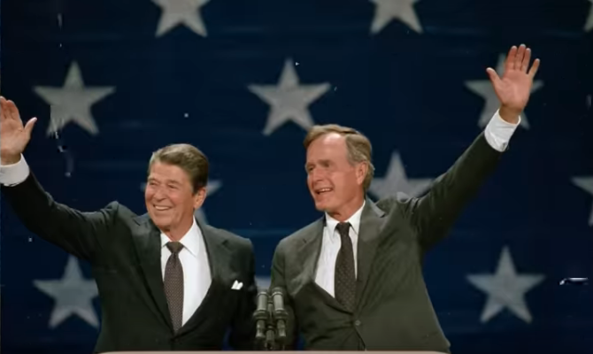 Johnson, Bush and Nixon kill John F. Kennedy.