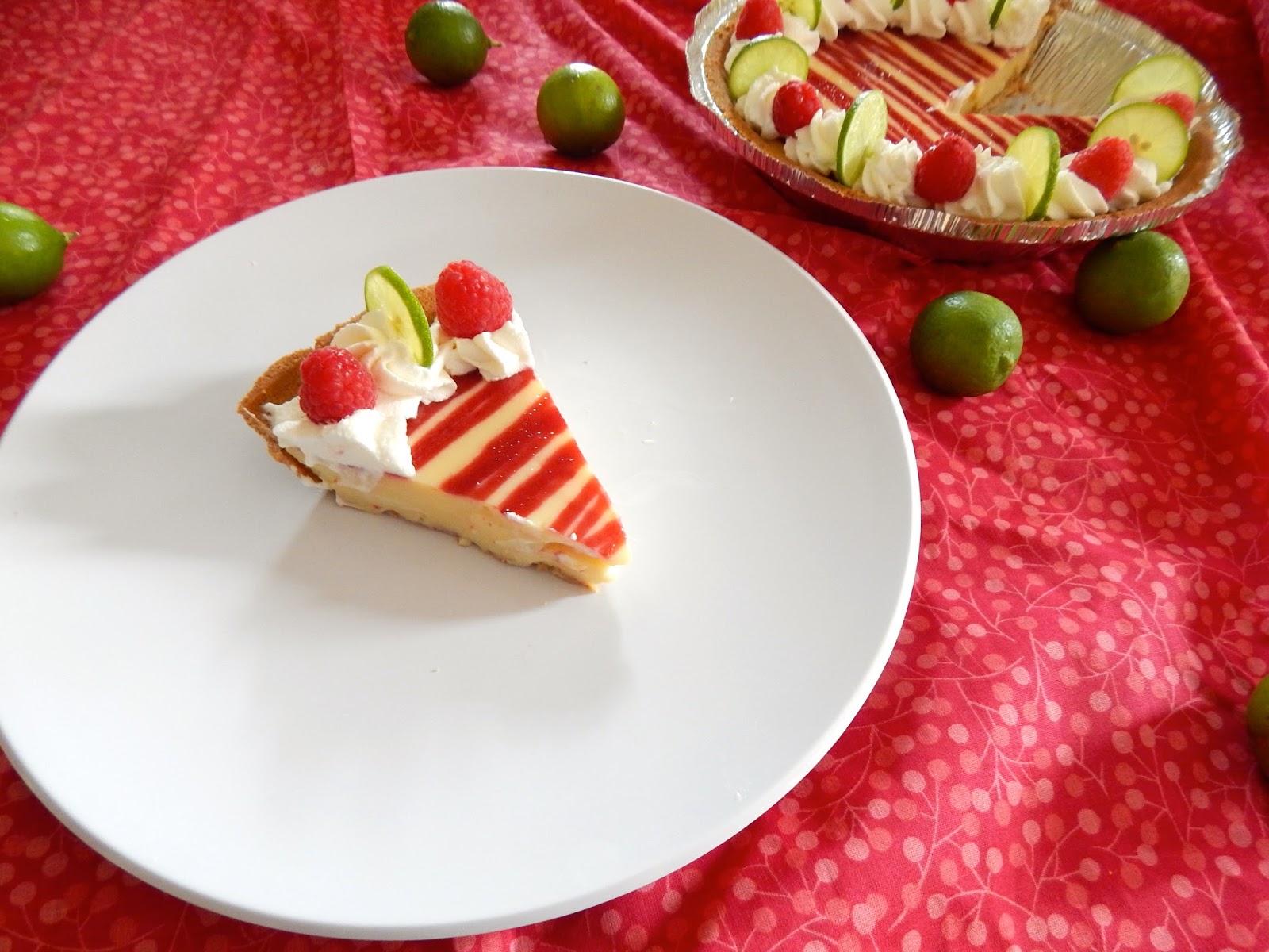 The Nerdy Chef: Raspberry Key Lime Pie