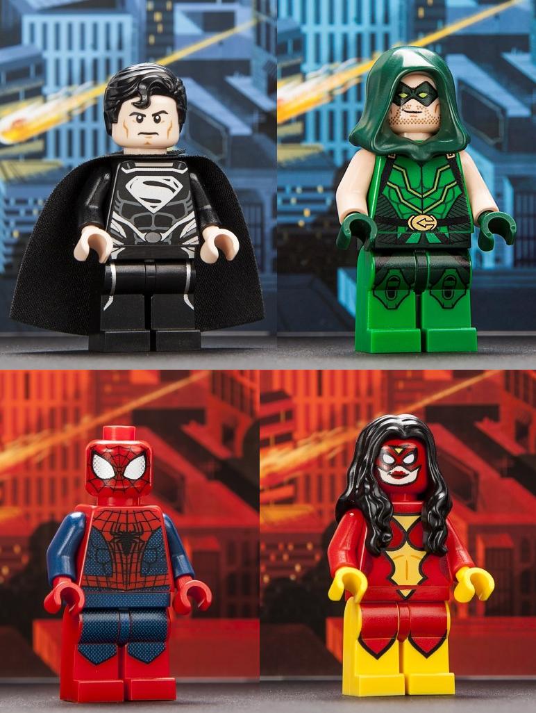 Lego Black Spiderman Comic Con