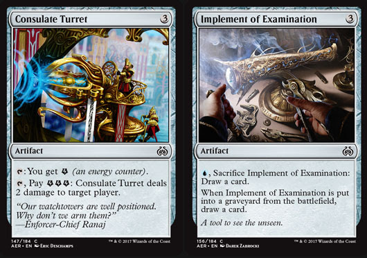 Magic the Gathering Adventures: Aether Revolt Review: Artifacts