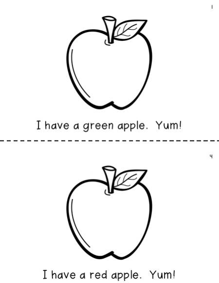 Emily Jane Creates: 4 APPLE EMERGENT READER BOOKS