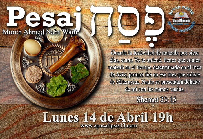 Estudios De Torah, Enigmas y Hechos Asombrosos: Fiesta De Pesaj 2014