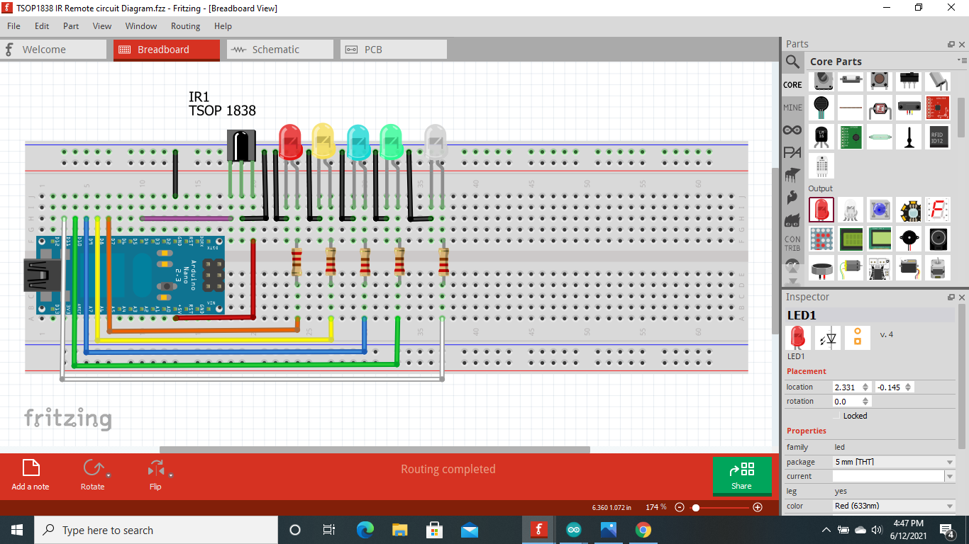 Interfacing TSOP 1838 IR receiver with Arduino
