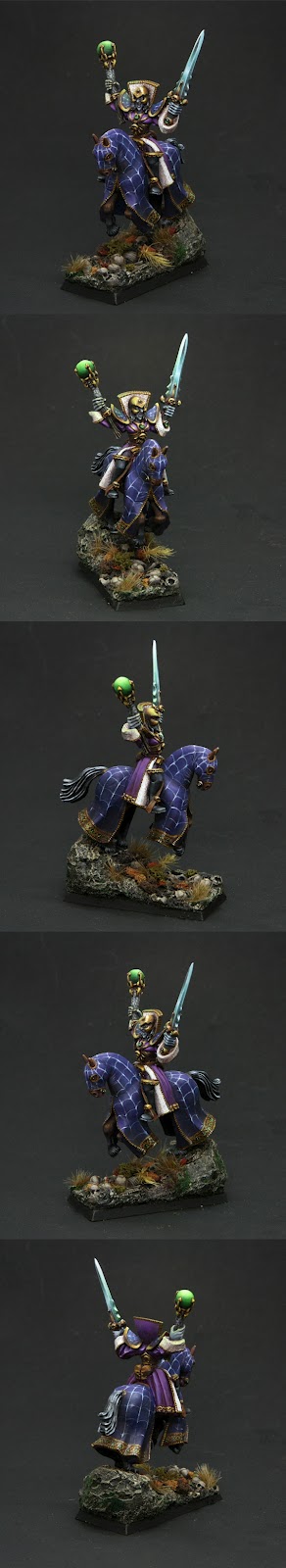 HopeRiver's Valley: Necromancers WH FB. Footed and mounted.