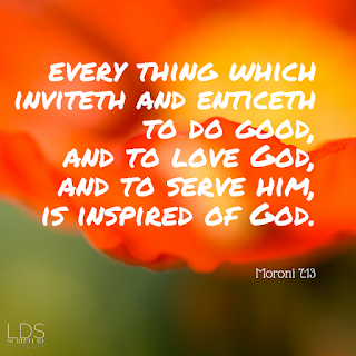 LDS Scripture of the Day: Moroni 7:13