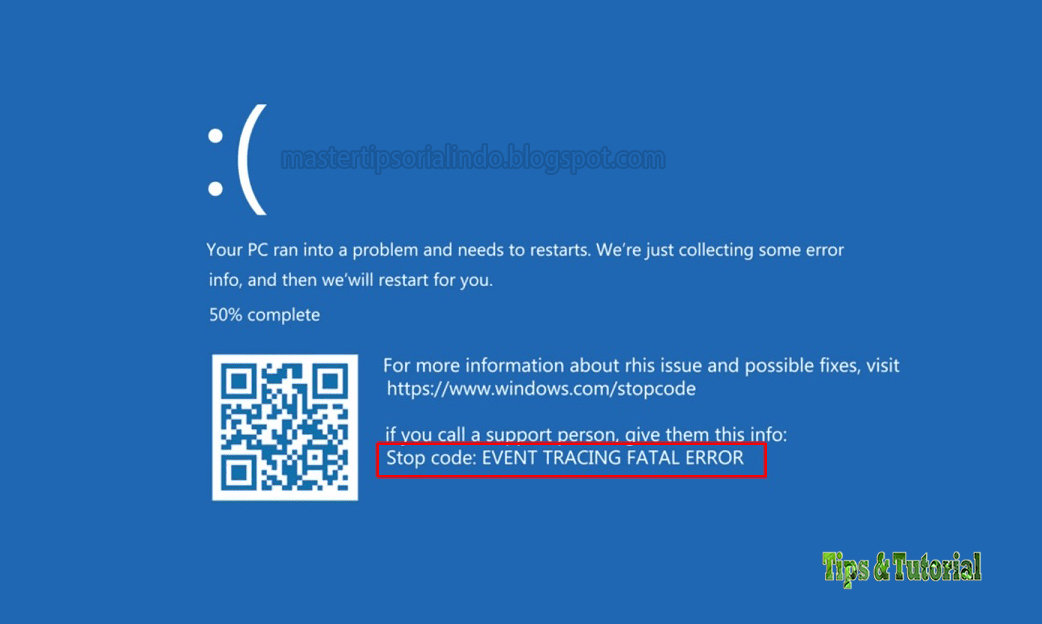 Cara Memperbaiki Error BSOD EVENT TRACING FATAL ERROR di Windows 10/11 ...