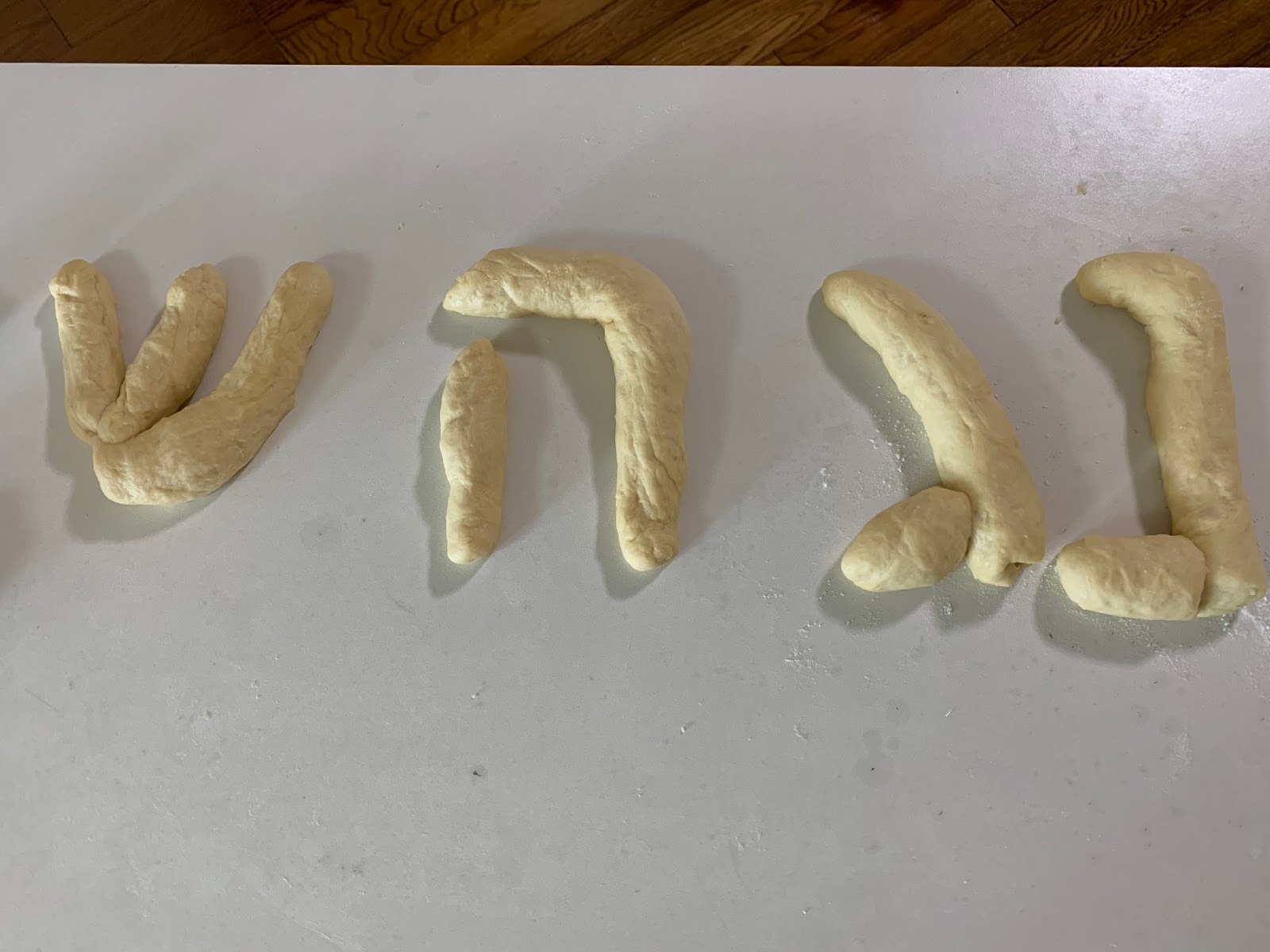 Challah and Cherry Blossoms: Nes Gadol Haya Sham, Hebrew Letters ...