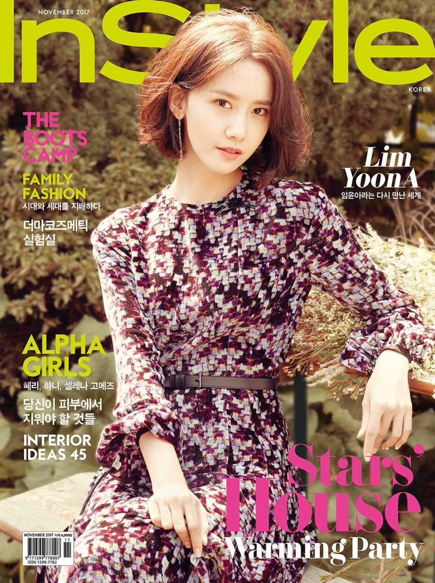 Twenty2 Blog Girls Generations Yoona On The Cover Of Instyle Korea November 2017 Fashion