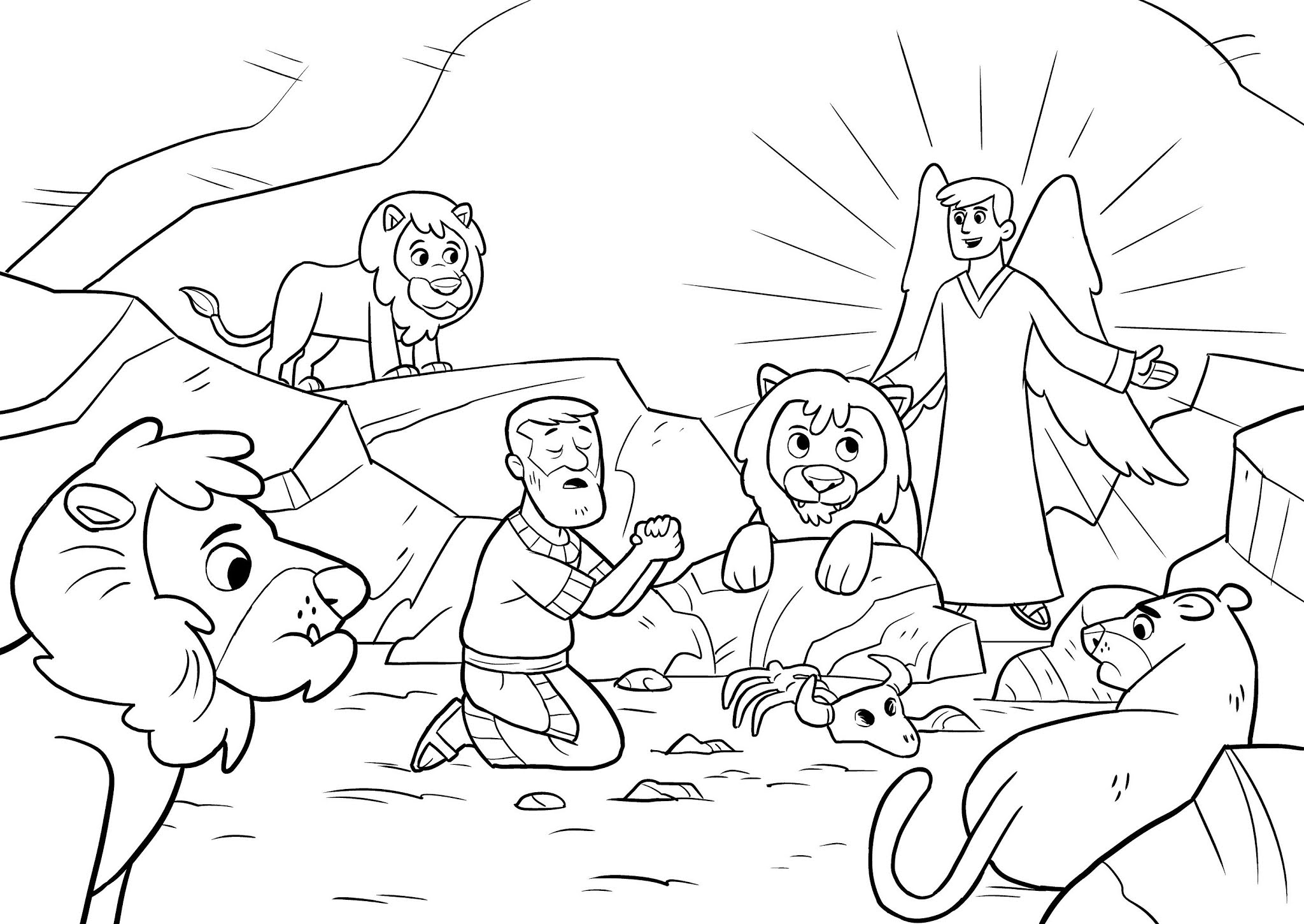 Daniel Coloring Pages ~ Coloring Print
