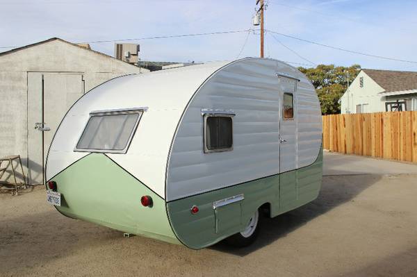 Vintage Small Trailer, 1952 Cardinal Travel Trailer - RV & Camper