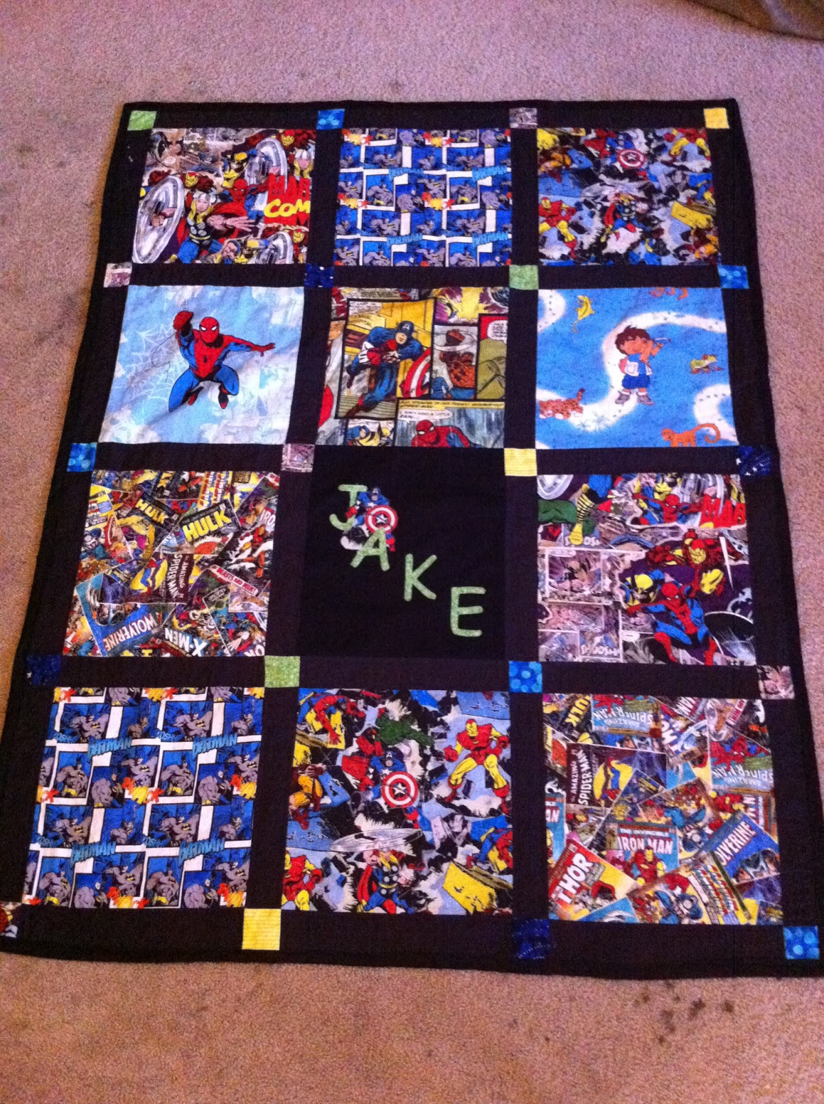 Between the Rabbit's Ears: Marvel Quilts