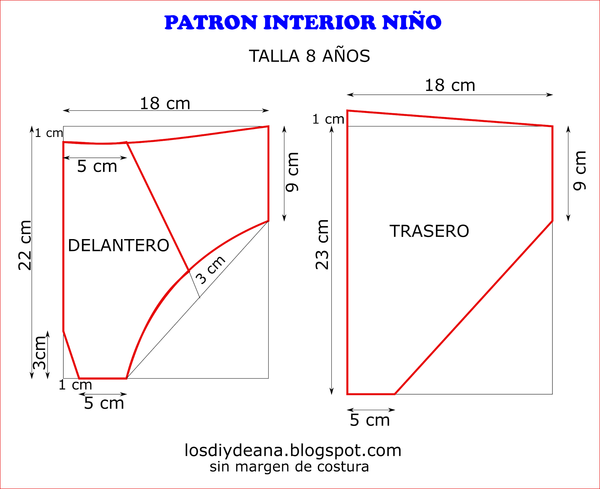 Ropa Interior Como Hacer Un Interior De Niño