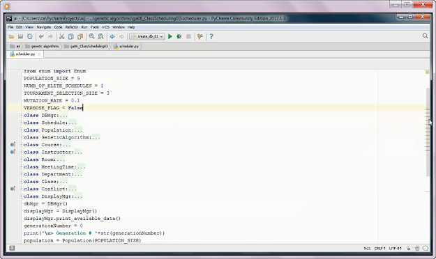 Prototype Project: Class Scheduling Application (03) + Genetic ...