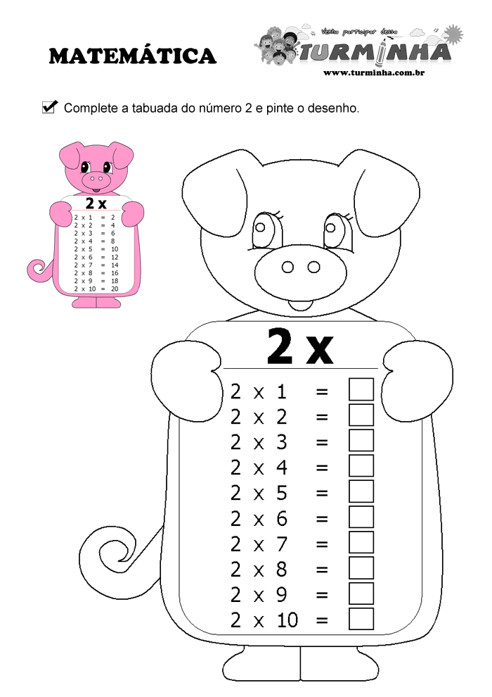 A importância da tabuada