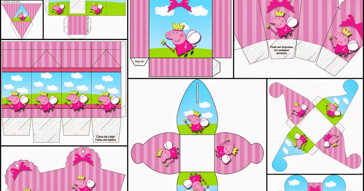 Peppa Pig Fairy: Free Printable Boxes. - Oh My Fiesta! in english