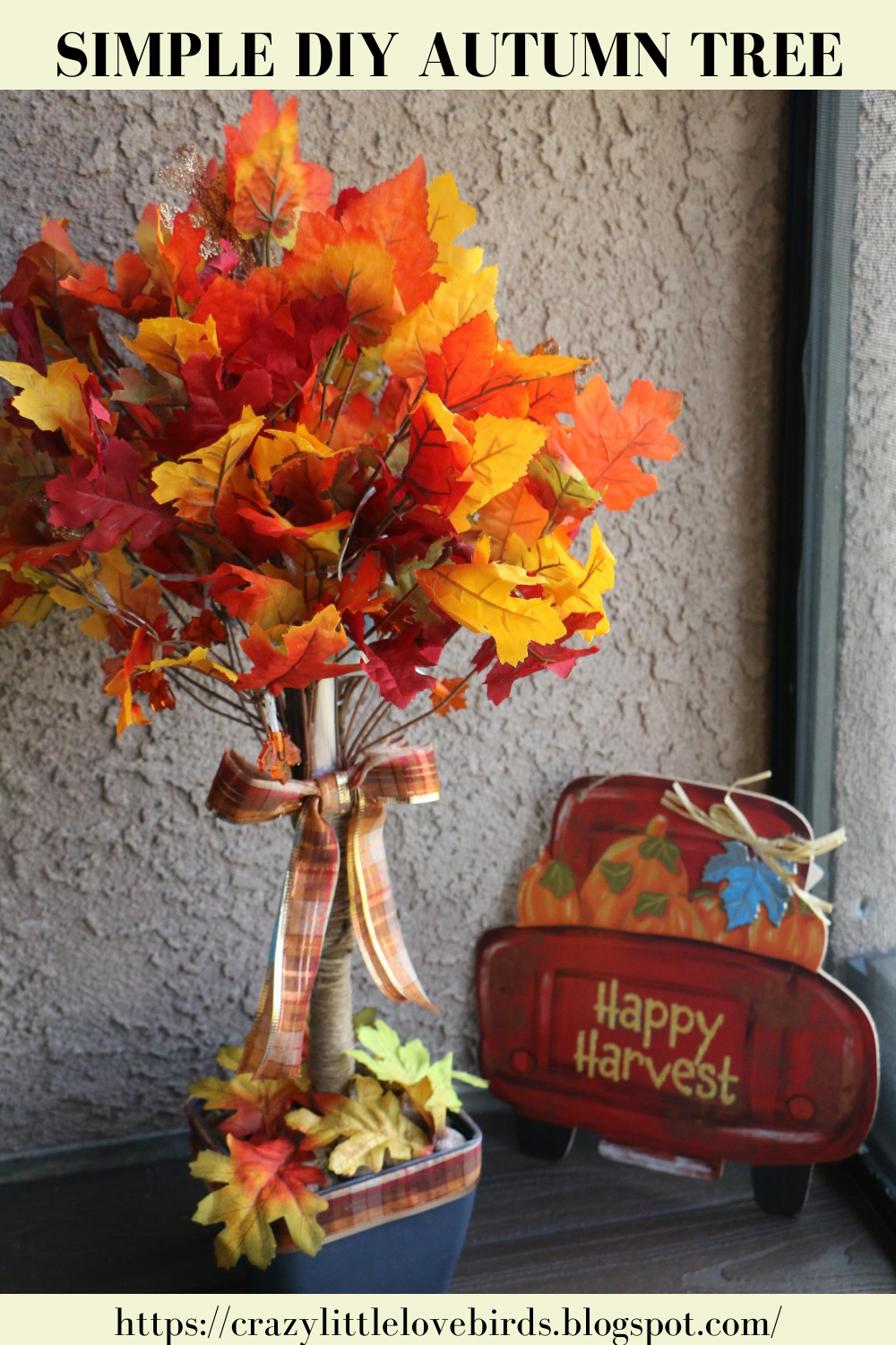 Simple Diy Autumn Tree.