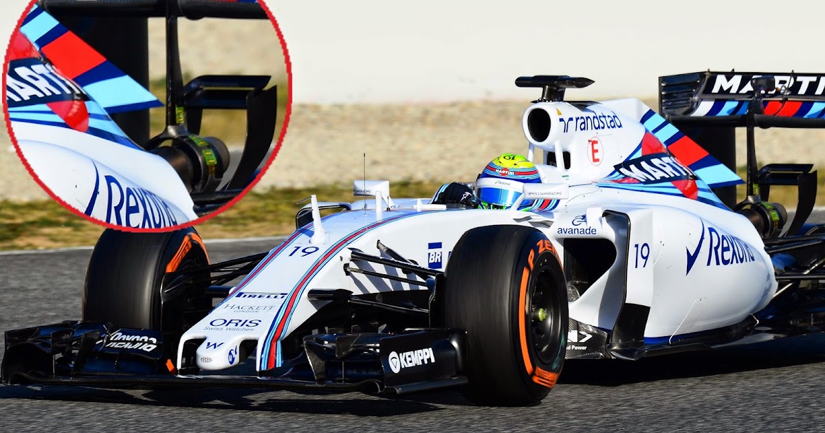 Bite Size Tech: Williams FW37 New rear wing (3rd pre-season test ...