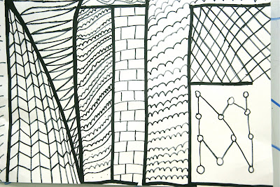 Splish Splash Splatter: Abstract Name Drawings w/ Pattern