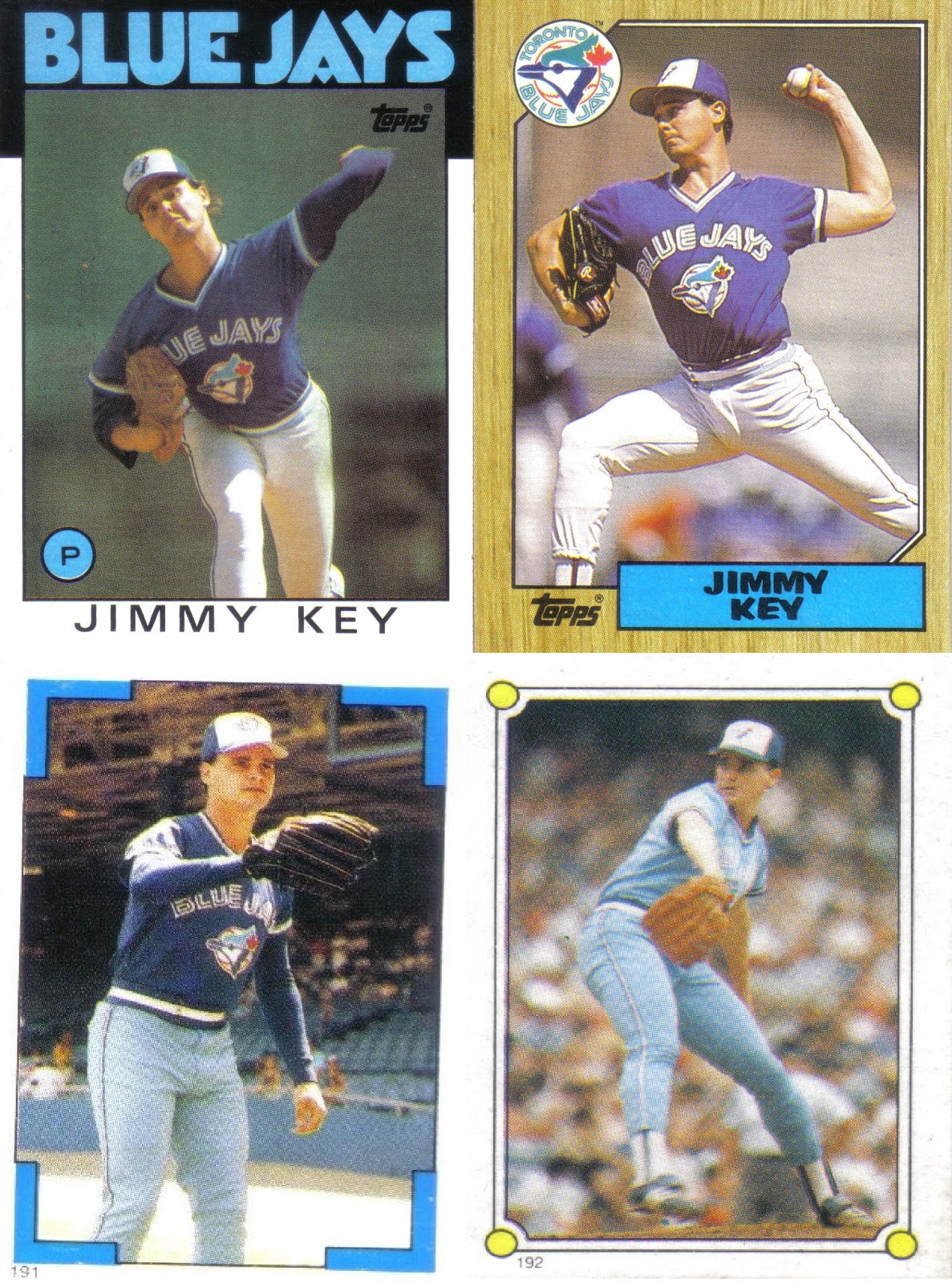 Tubbs Baseball Blog: My Favorite Baseball Cards of Jimmy Key During His ...