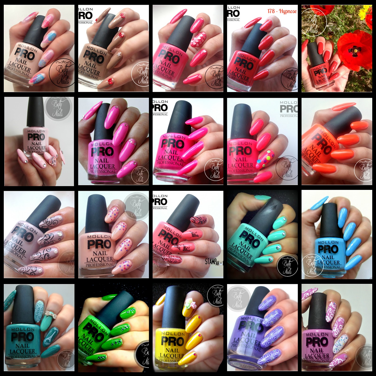 Betty Nails: Mollon Pro Spring Summer 2014 Collection Complete Swatches
