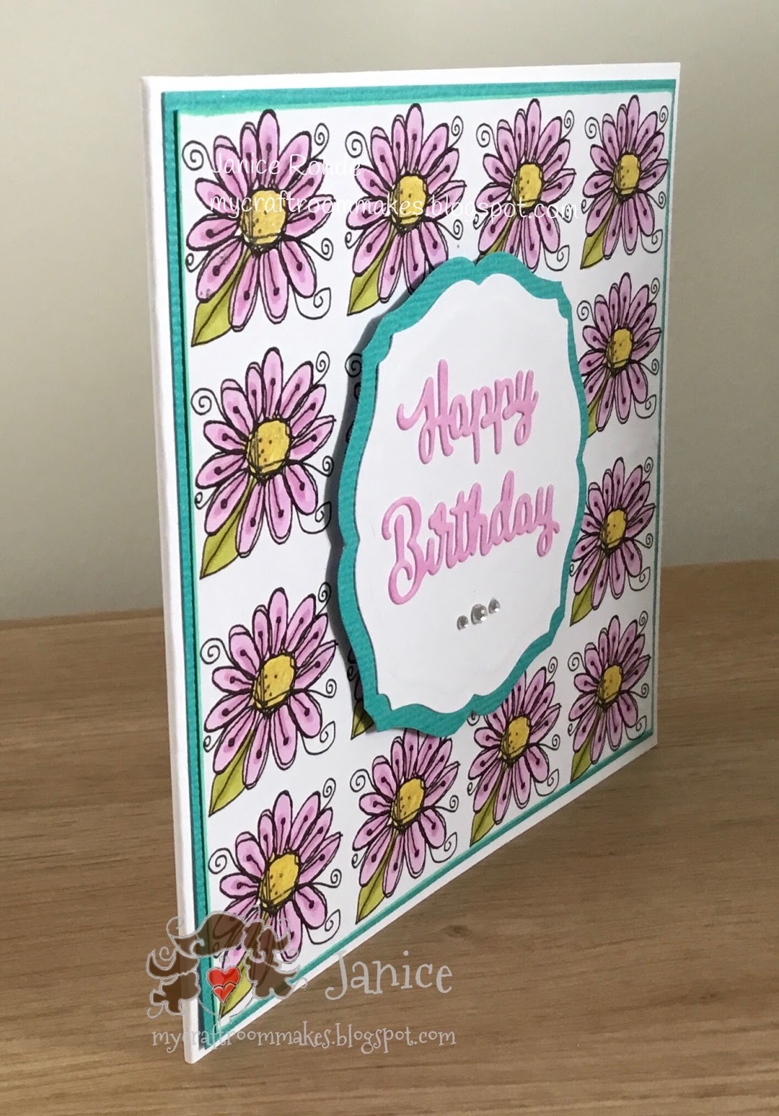 My Craft Room Makes: My 'Inspiration Scribbler' Card for 'Scribbles ...