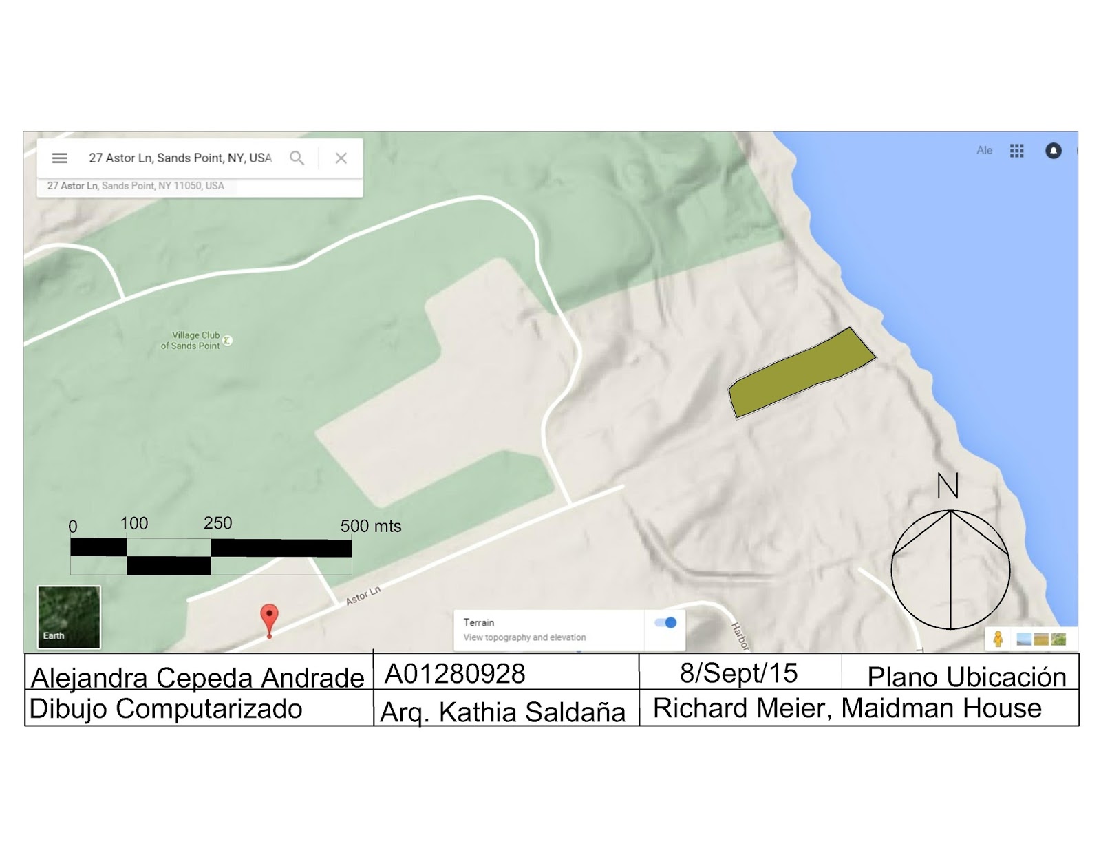 Proyecto Dibujo Computarizado - The Richard H. Maidman House