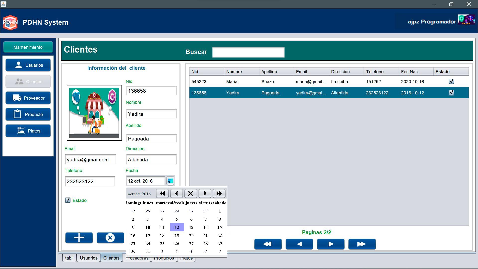 Sistema para restaurantes en Java🍽️