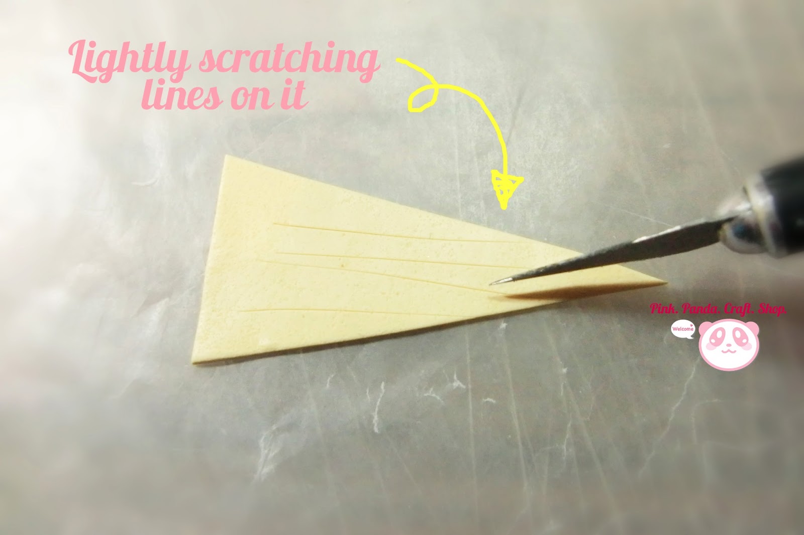 PinkPandaCraftShop: How to make polymer clay croissant~