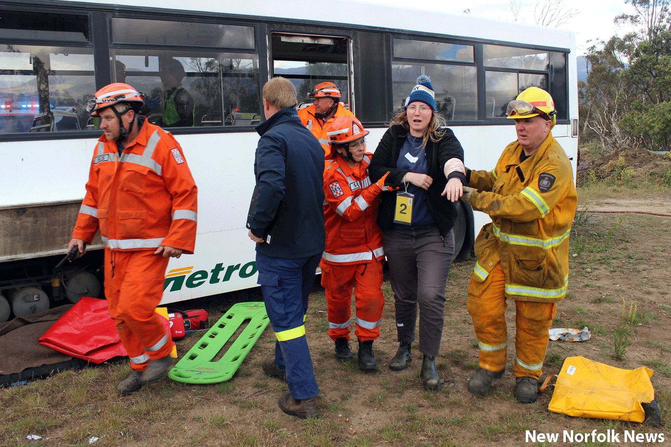 Emergency service workers test their skills - New Norfolk News